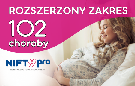 Test NIFTY pro ️ Najszerszy zakres (102 choroby + płeć) KUP ZE ZNIŻKĄ