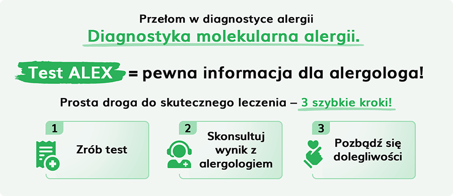 Test ALEX - diagnostyka molekularna alergii