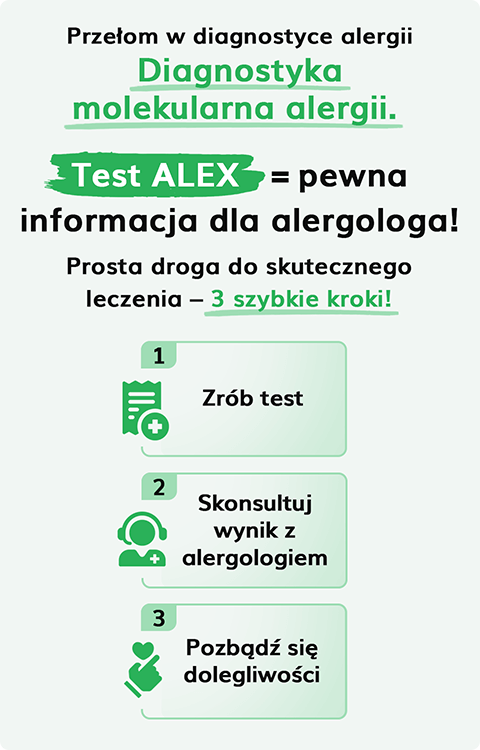 Test ALEX - diagnostyka molekularna alergii